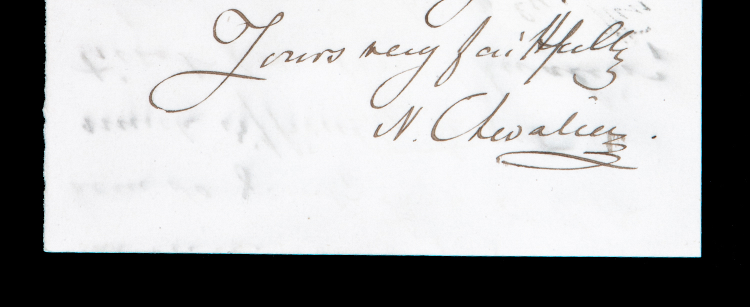 Nicholas Chevalier, colonial artist : autograph letter signed, 1879 ...