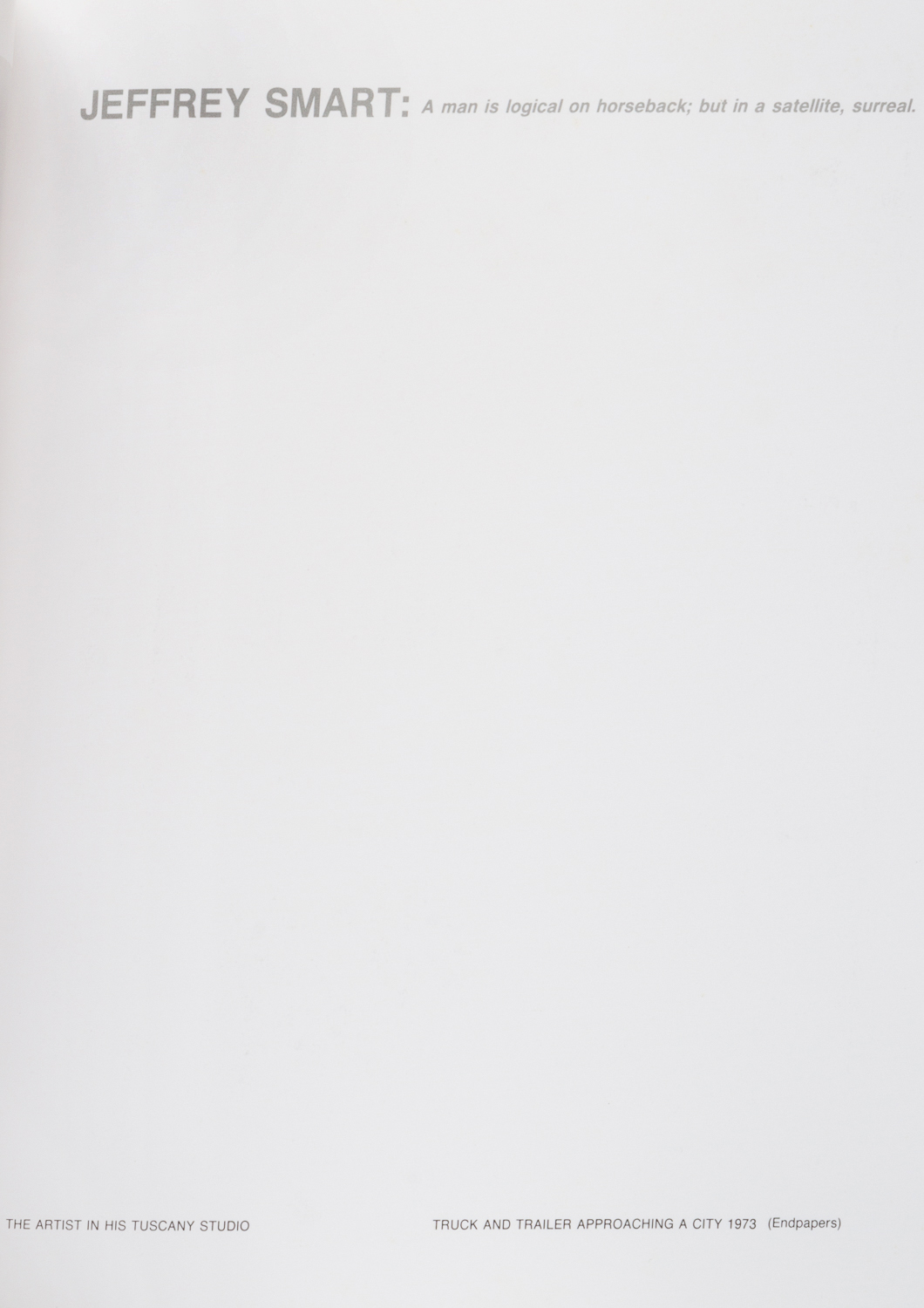 Jeffrey Smart (deluxe edition with original signed etching) - Douglas ...