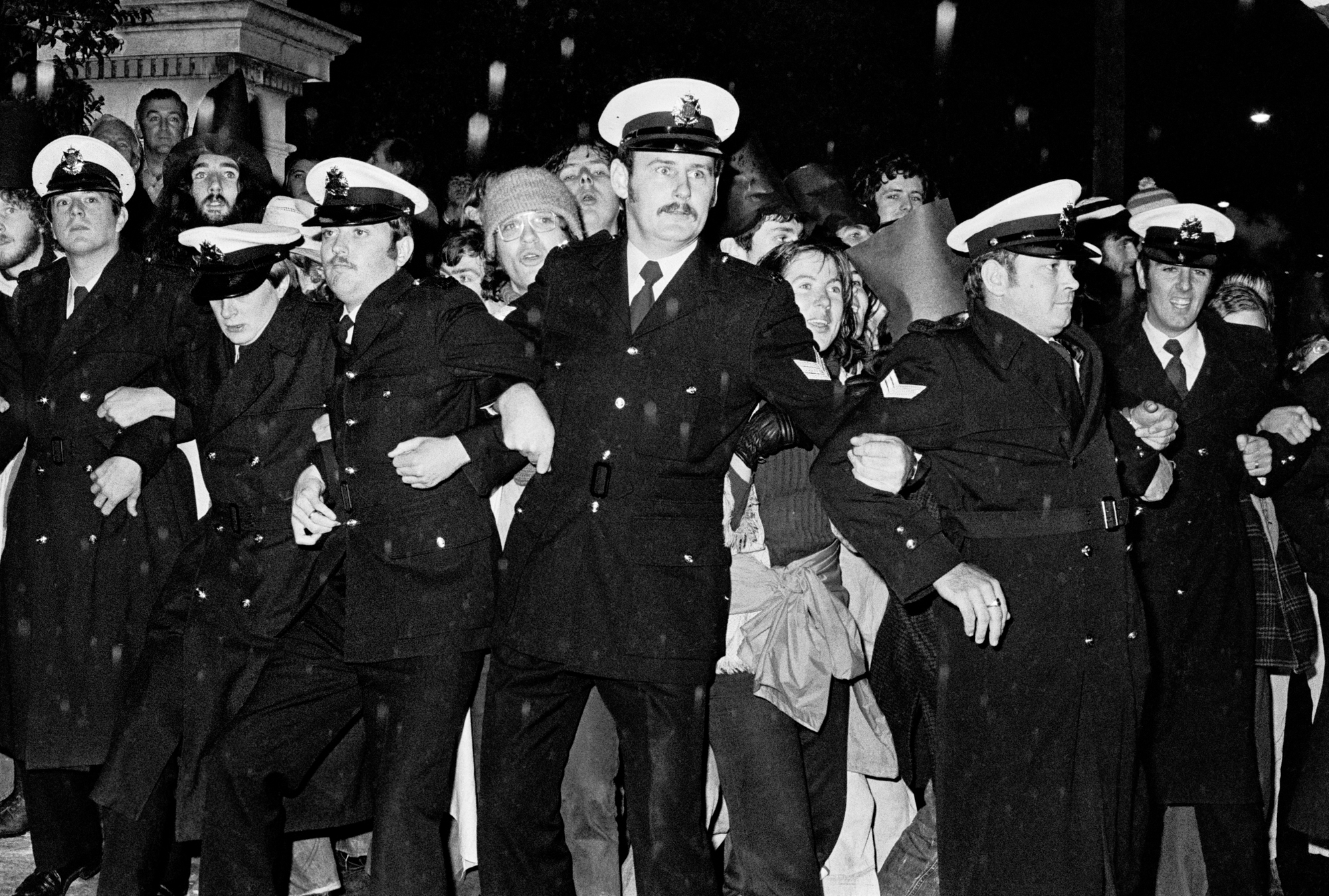 Whitlam dismissal protest, Melbourne 1976. - Douglas Stewart Fine Books