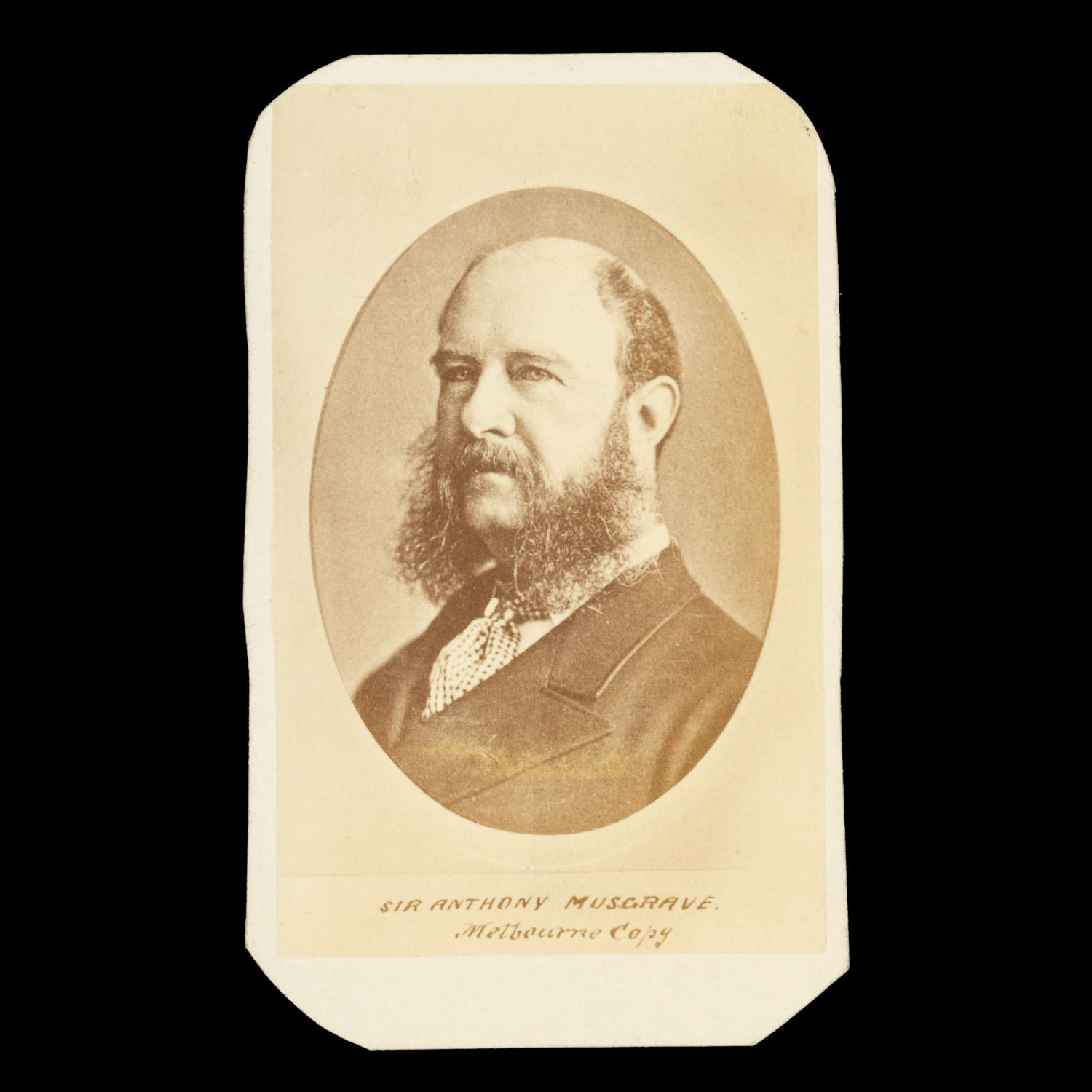 Portrait of Sir Anthony Musgrave, Governor of South Australia, circa ...