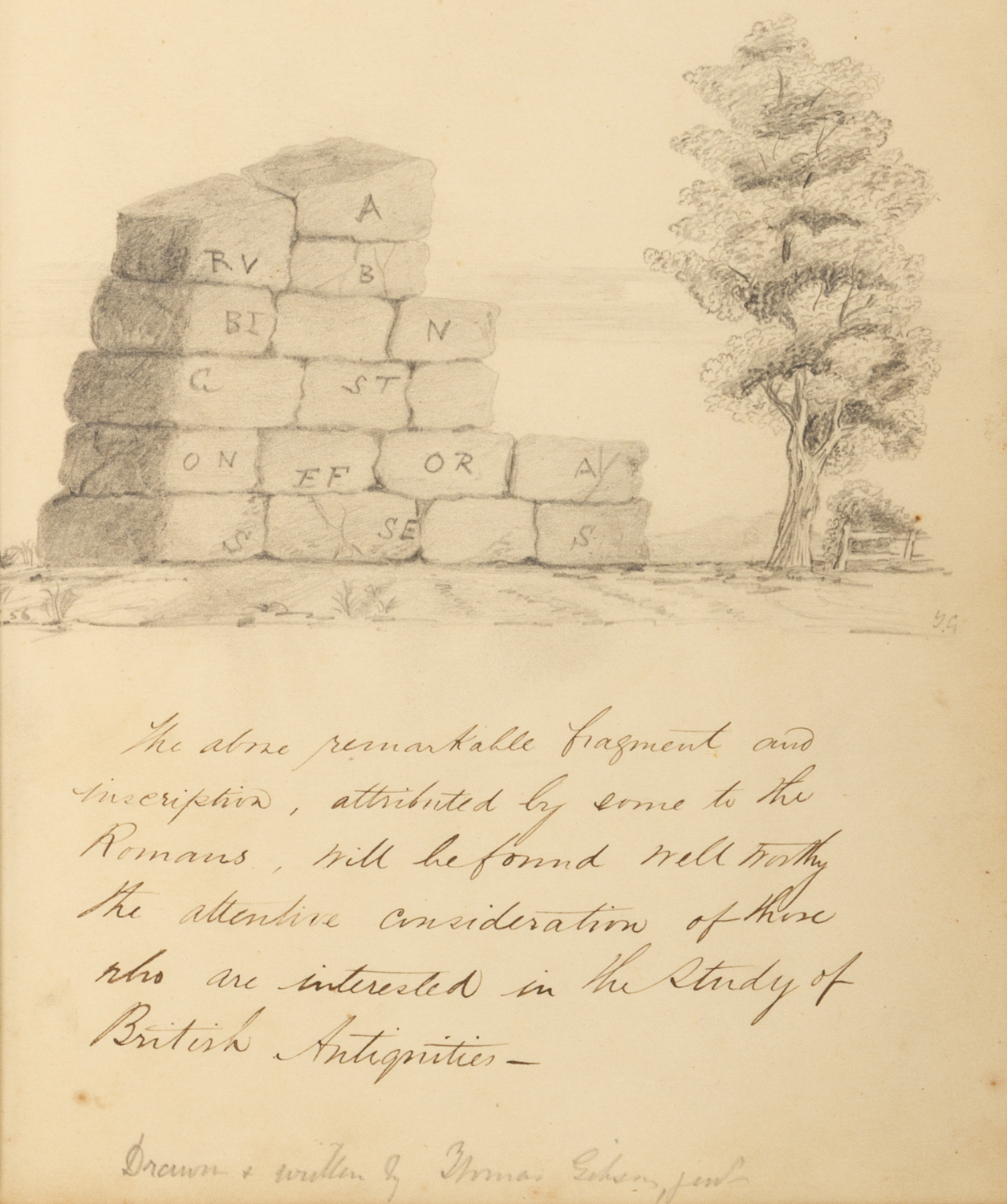 Commonplace book of Lavinia Gibson (Featherstone), wife of Hugh Gibson ...