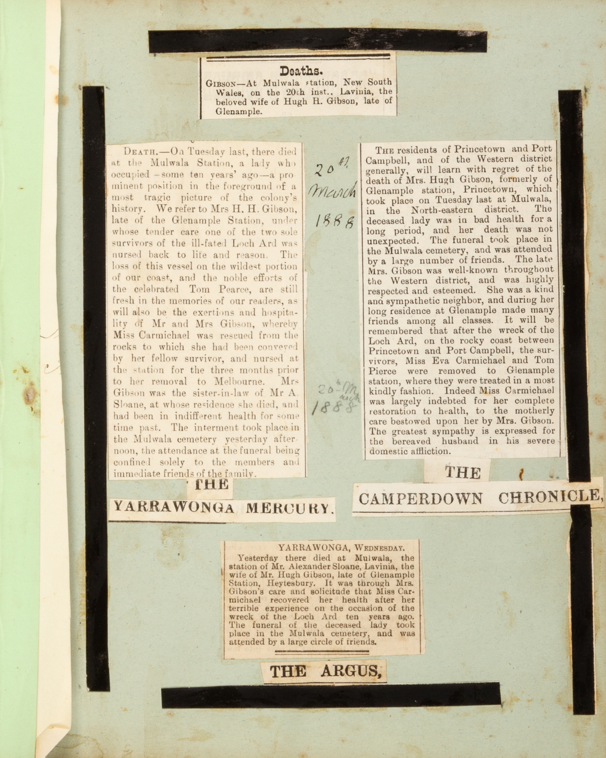 Commonplace book of Lavinia Gibson (Featherstone), wife of Hugh Gibson ...