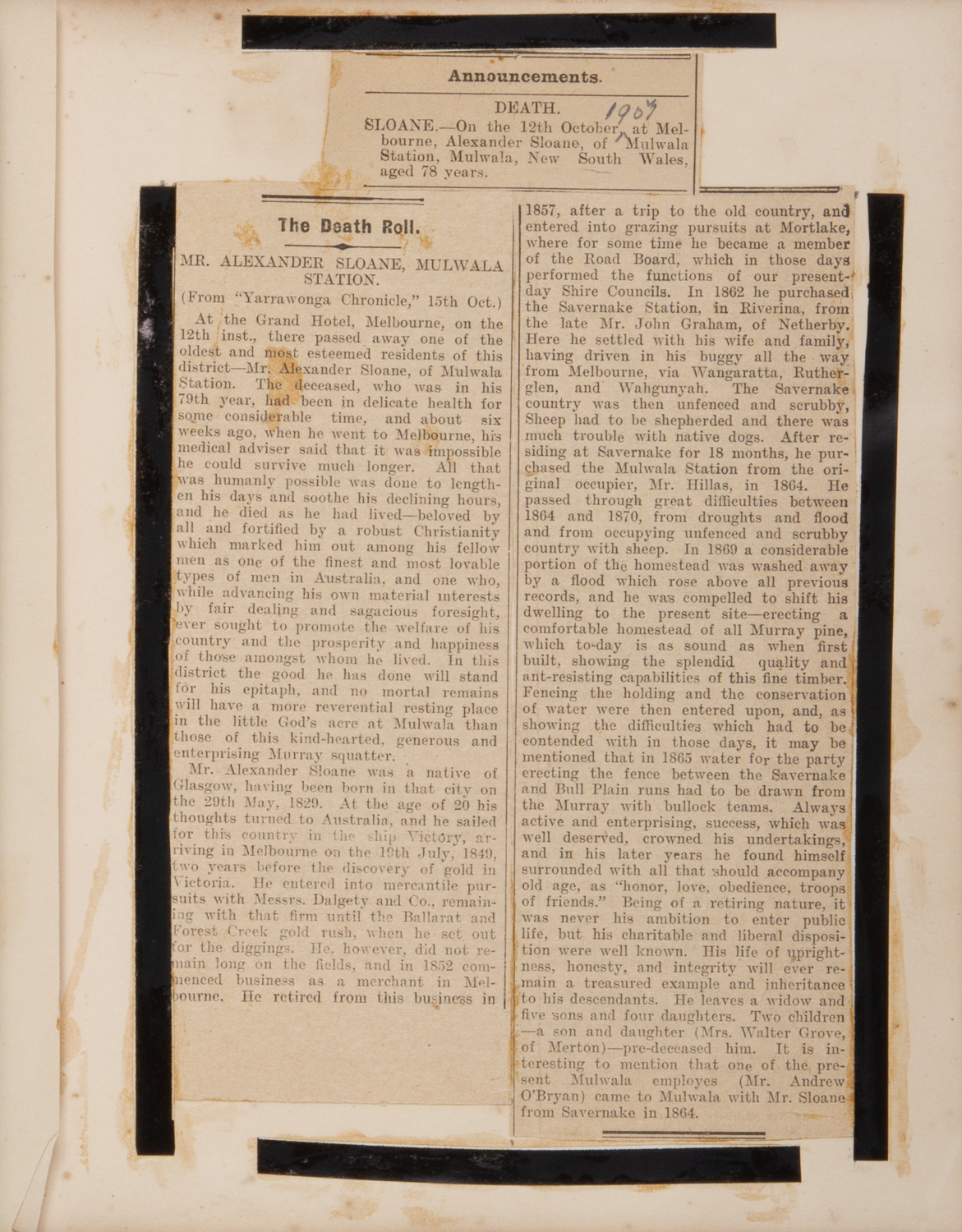 Commonplace book of Lavinia Gibson (Featherstone), wife of Hugh Gibson ...