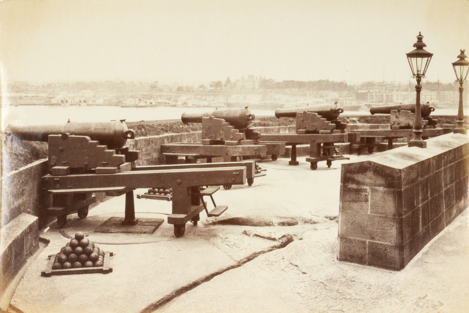 Dawes Battery, Sydney, circa 1875. - Douglas Stewart Fine Books